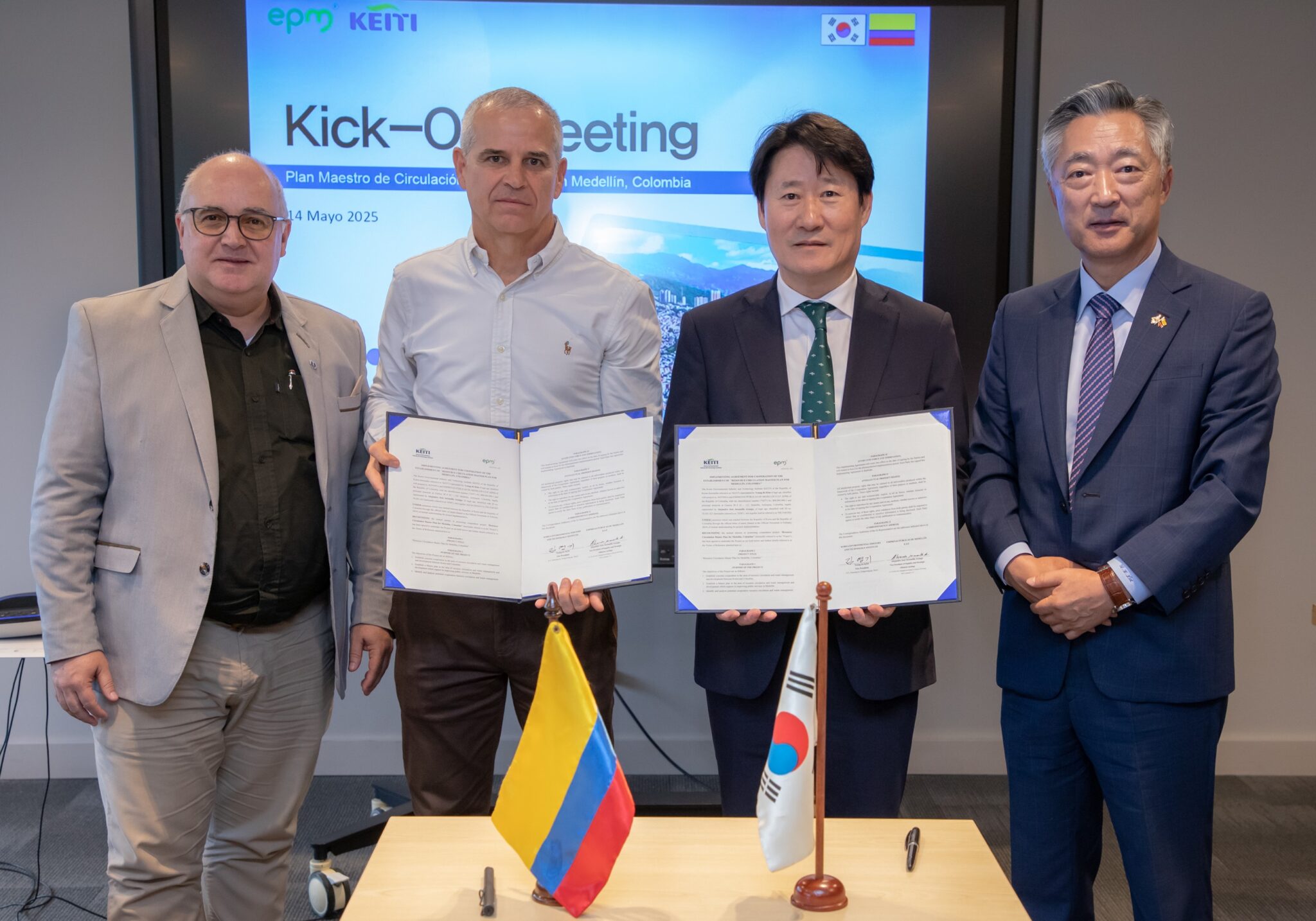 EPM y Corea del Sur firmaron acuerdo de cooperación técnica para ...